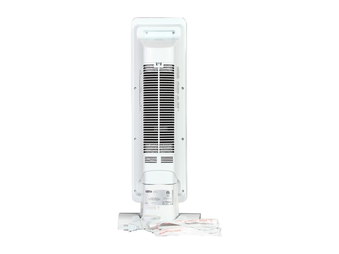 DeLonghi TCH8093ER Digital Flat Panel Ceramic Tower Heater with Remote ...