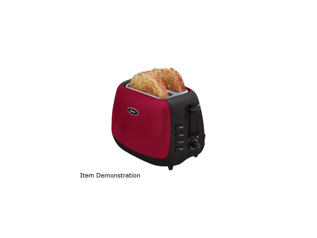 OSTER 006595-001-000 Red 2-Slice Toaster - Newegg.com