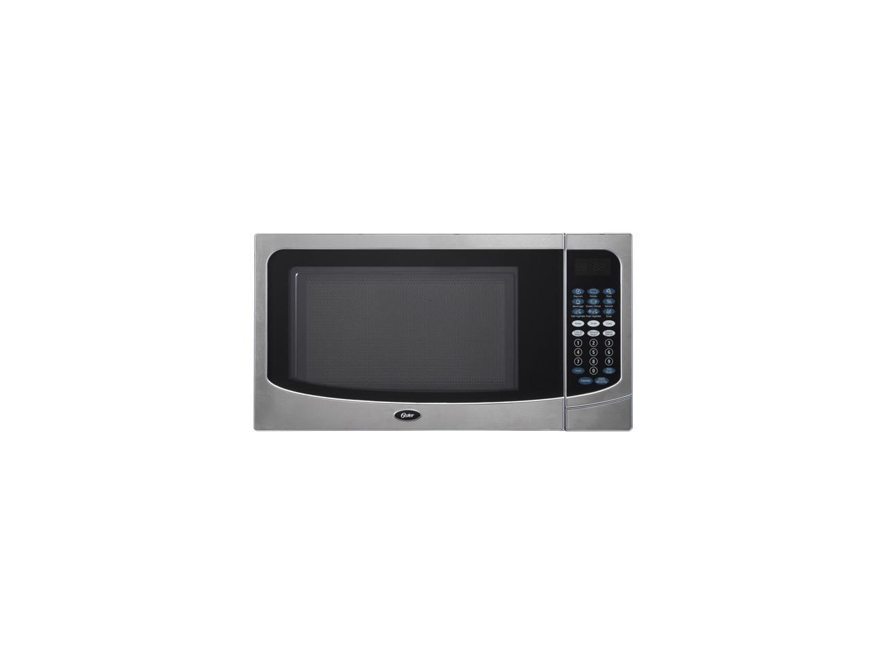 Oster Family-Size 1.6-Cu. Ft. Countertop Microwave Oven with Push ...