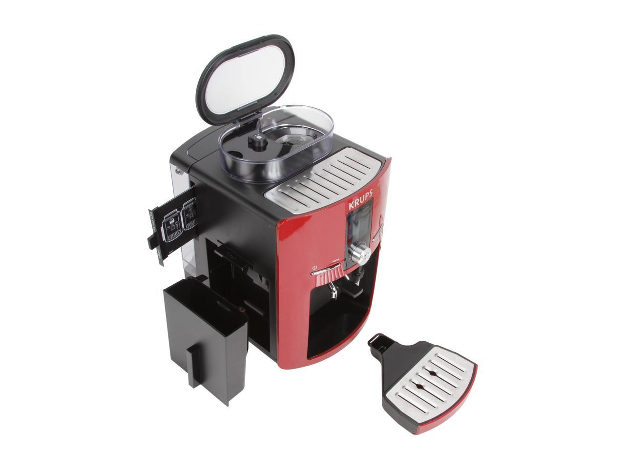 KRUPS EA8255J4 Espresseria Full Automatic Espresso Machine Red - Newegg.com