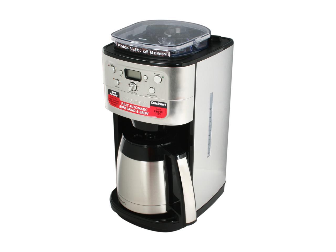 Cuisinart DGB-900BC Chrome Grind & Brew Thermal 12-Cup Automatic ...