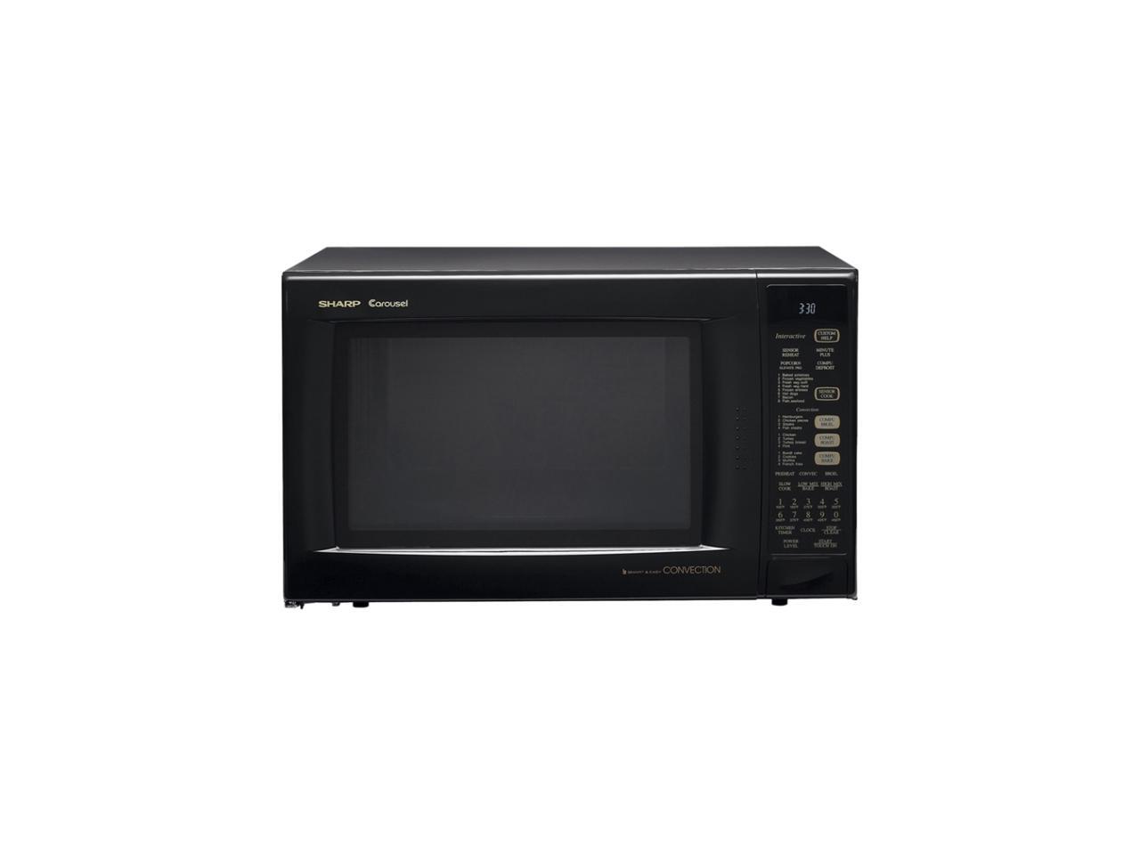 Sharp 1.5 cu. ft. 900W Convection Specialty Microwave Oven R-930AK ...