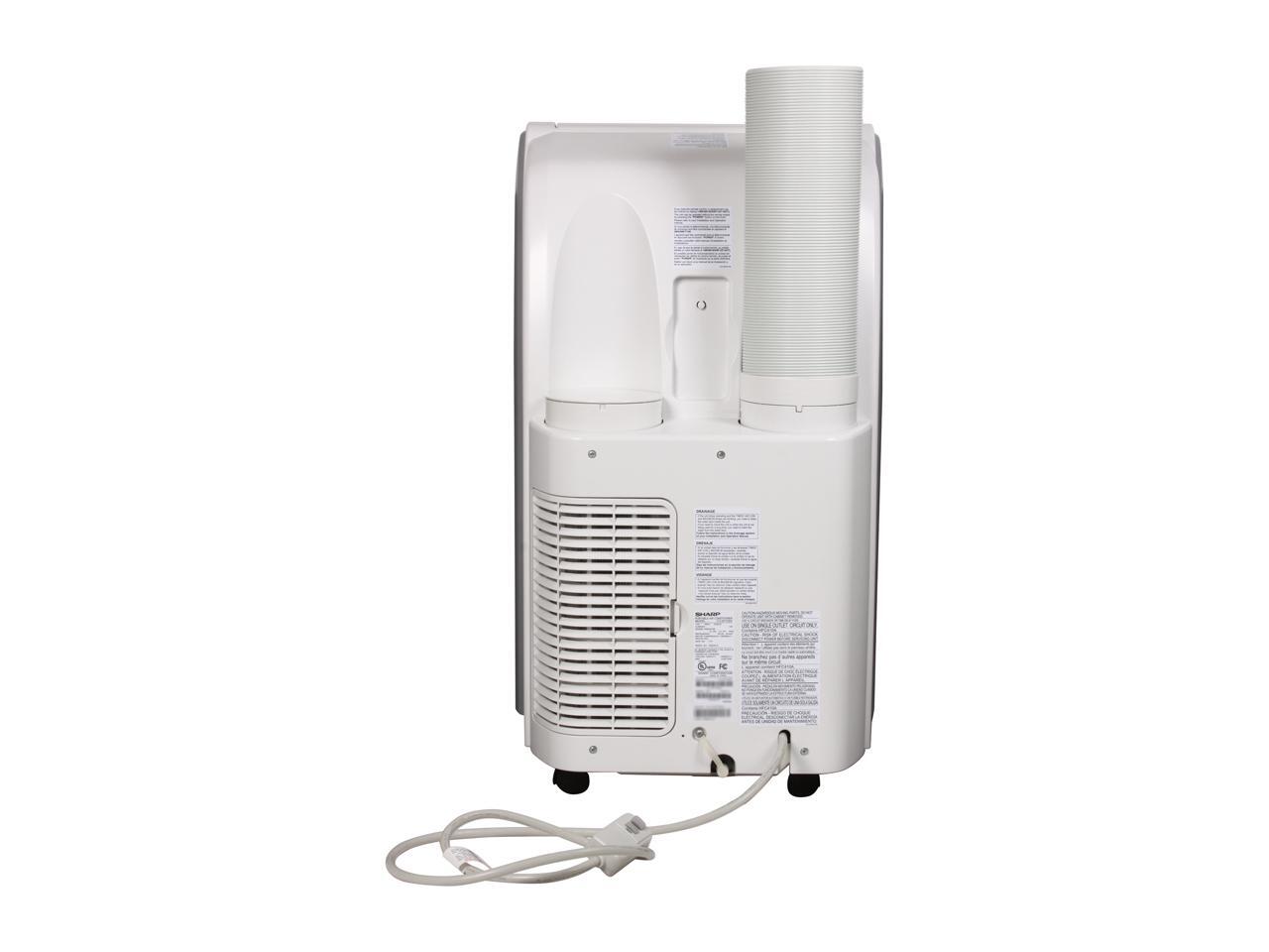 SHARP CV-2P10SX 10,500 Cooling Capacity (BTU) Portable Air Conditioner ...