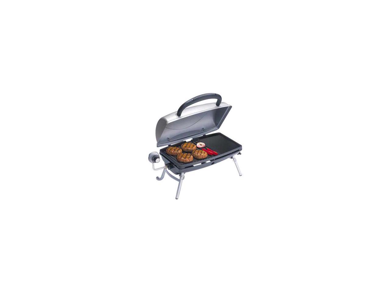George Foreman GP160A Outdoor Portable Propane Grill w/ Carry Case ...