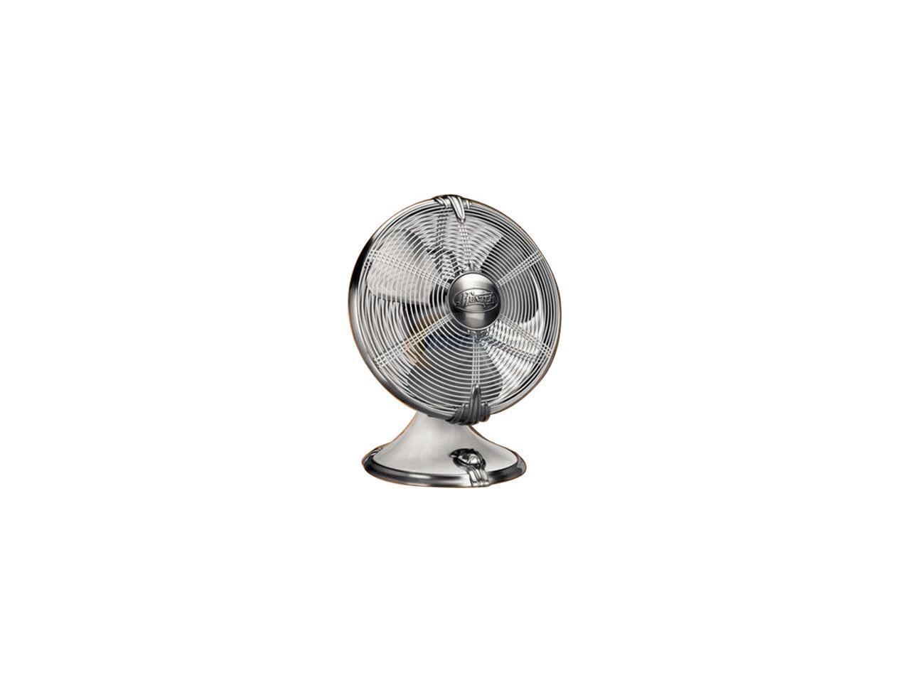 Hunter 90046 12" Oscillating Table Fan Pearl White - Newegg.com