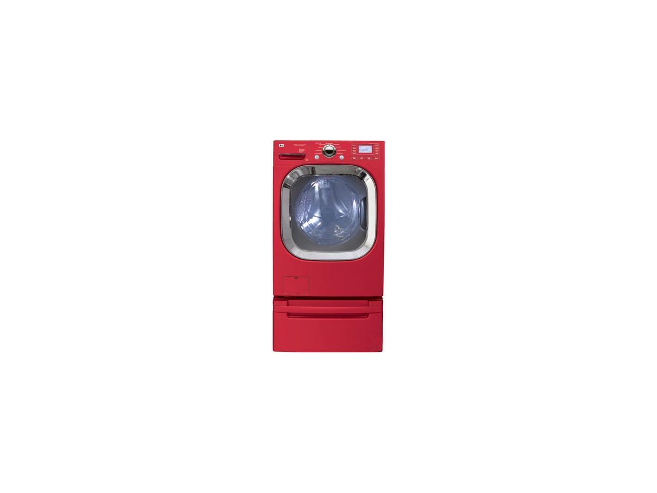 LG WM3001HRA Red Front-Loading Washer - Newegg.com