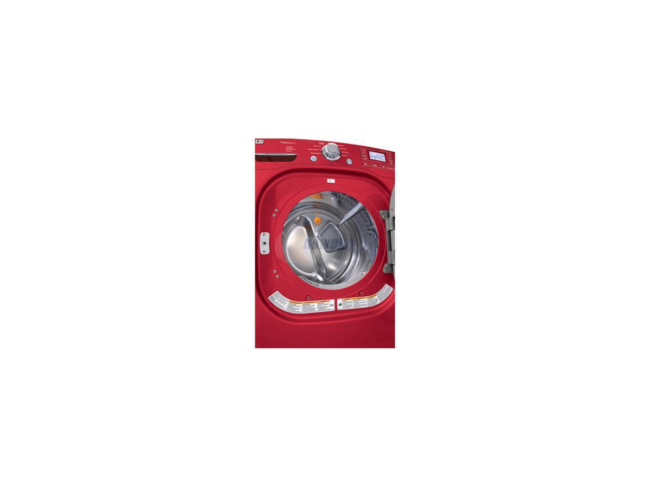 LG DLEX3001R Red Electric Dryer - Newegg.com