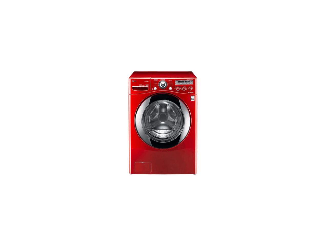 LG WM2450HRA Red Front-Loading Washer - Newegg.com