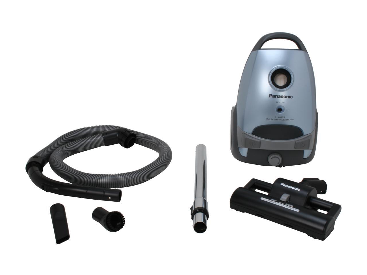 Panasonic MC-CG467 Canister Vacuum with "Turbo Brush" Nozzle Blue ...