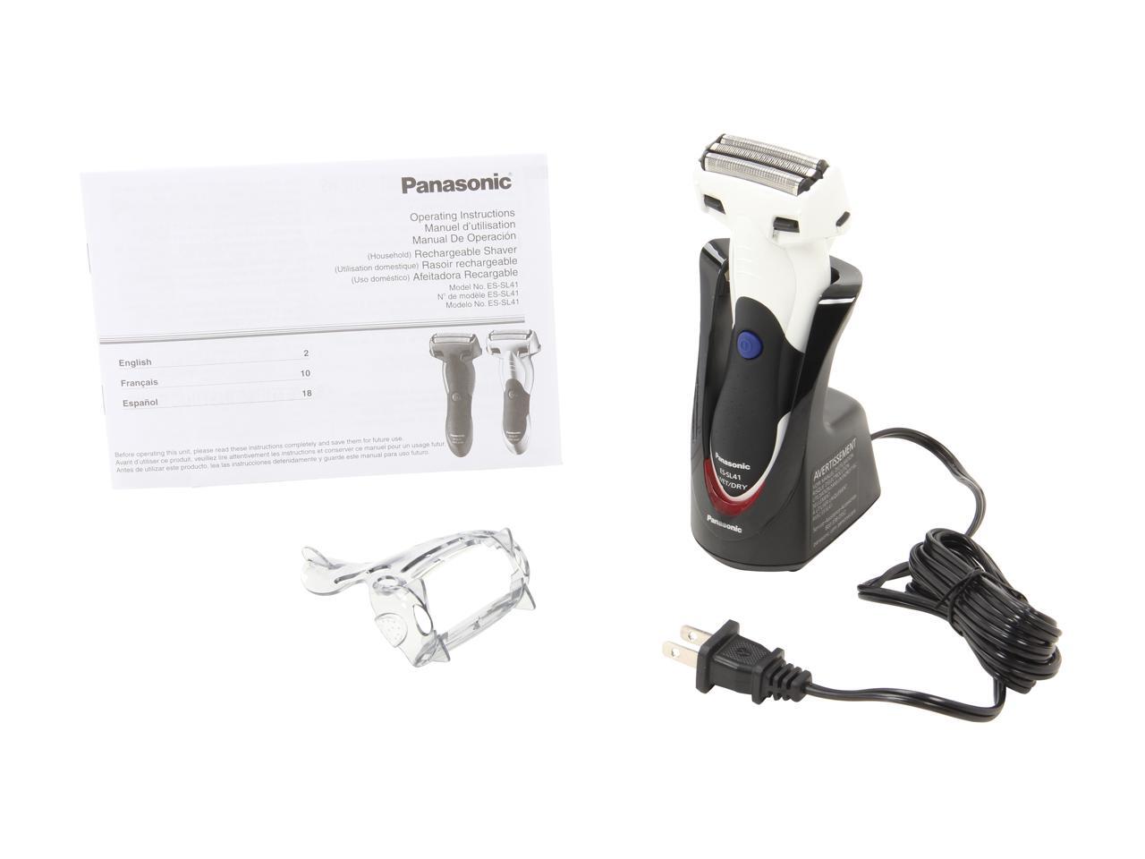 Panasonic ES-SL41-W 3-Blade Wet/Dry Shaver - Newegg.com