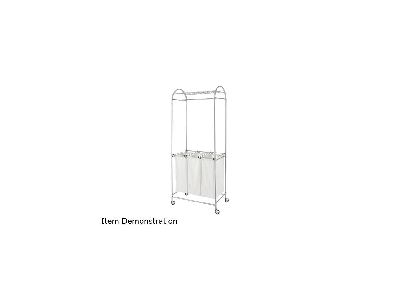 Whitmor 6705-2815 Whitmor 6705-2815 Deluxe Laundry Center, Silver ...