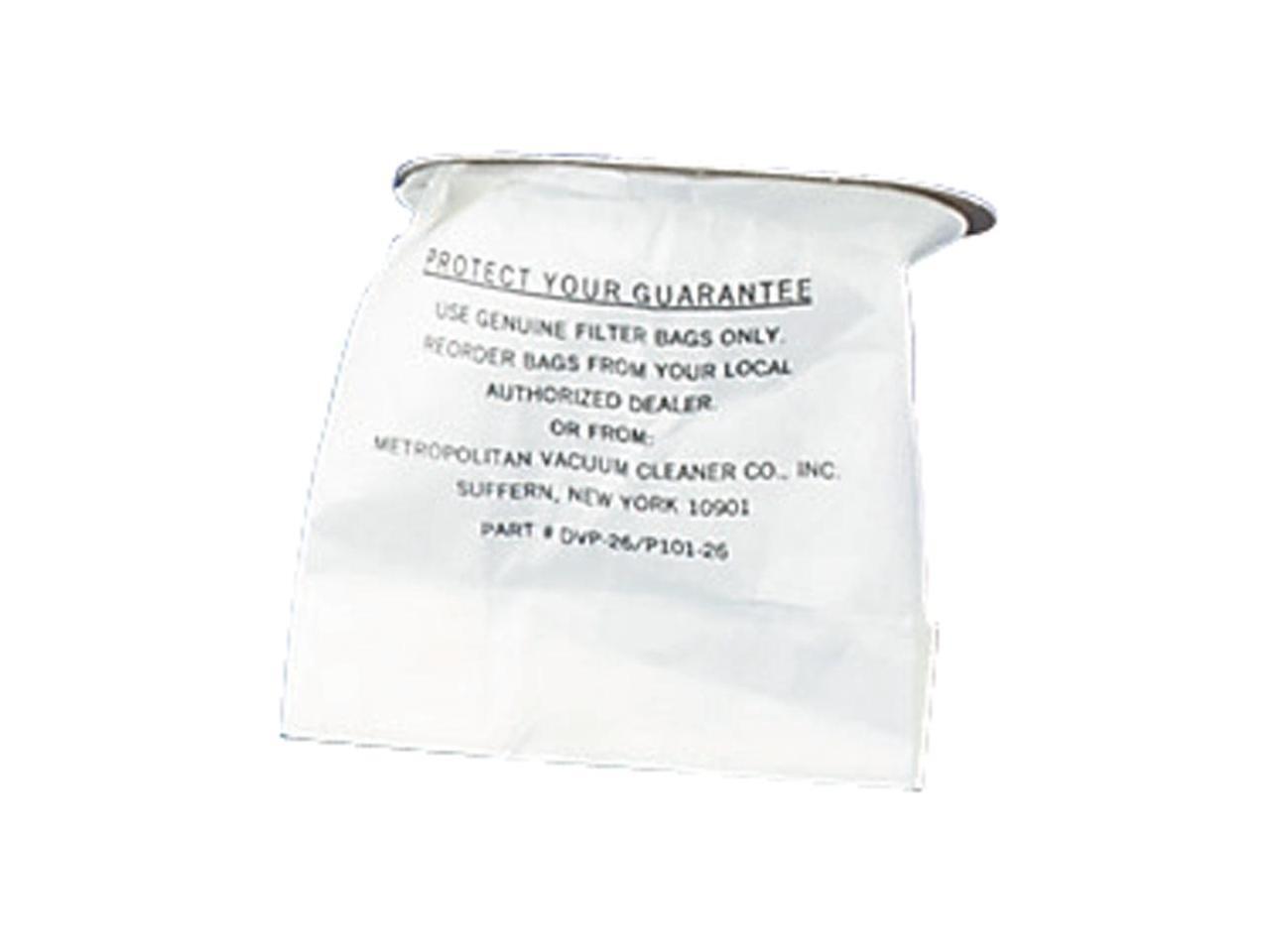 Metropolitan Vacuum Cleaner DVP-26RP Disposable Filter Bags for DataVac ...