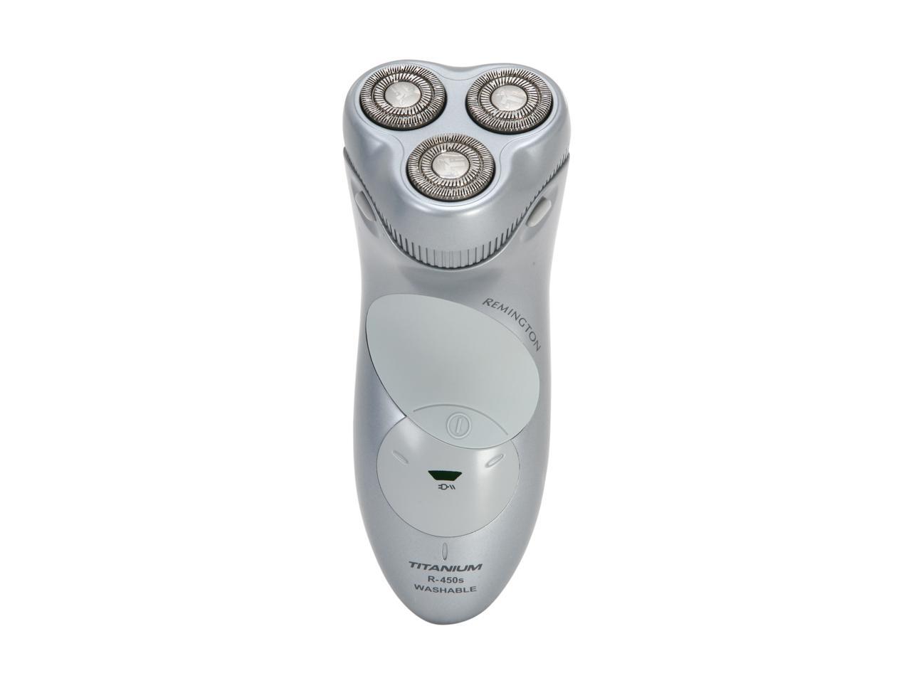 Remington R450 Titanium MicroFlex Men's Shaver w/ Bonus Nose & Ear Hair ...