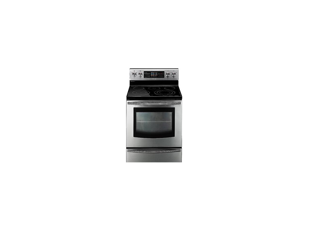 SAMSUNG 5.9 cu. ft. Freestanding Flex Duo Oven with Radiant Electric ...
