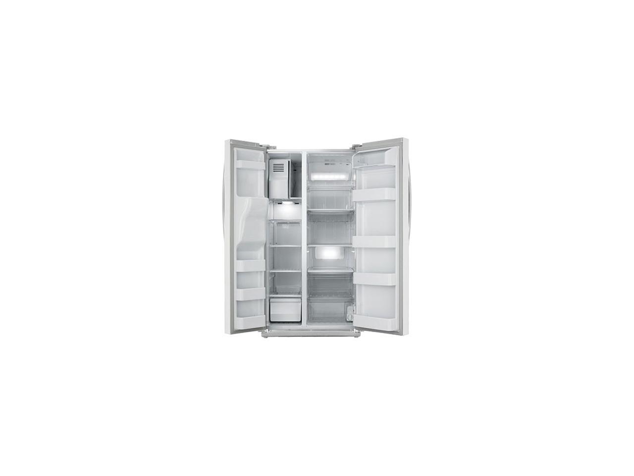 Samsung 26 cu. ft. Side by Side Refrigerator White RS263TDWP - Newegg.com