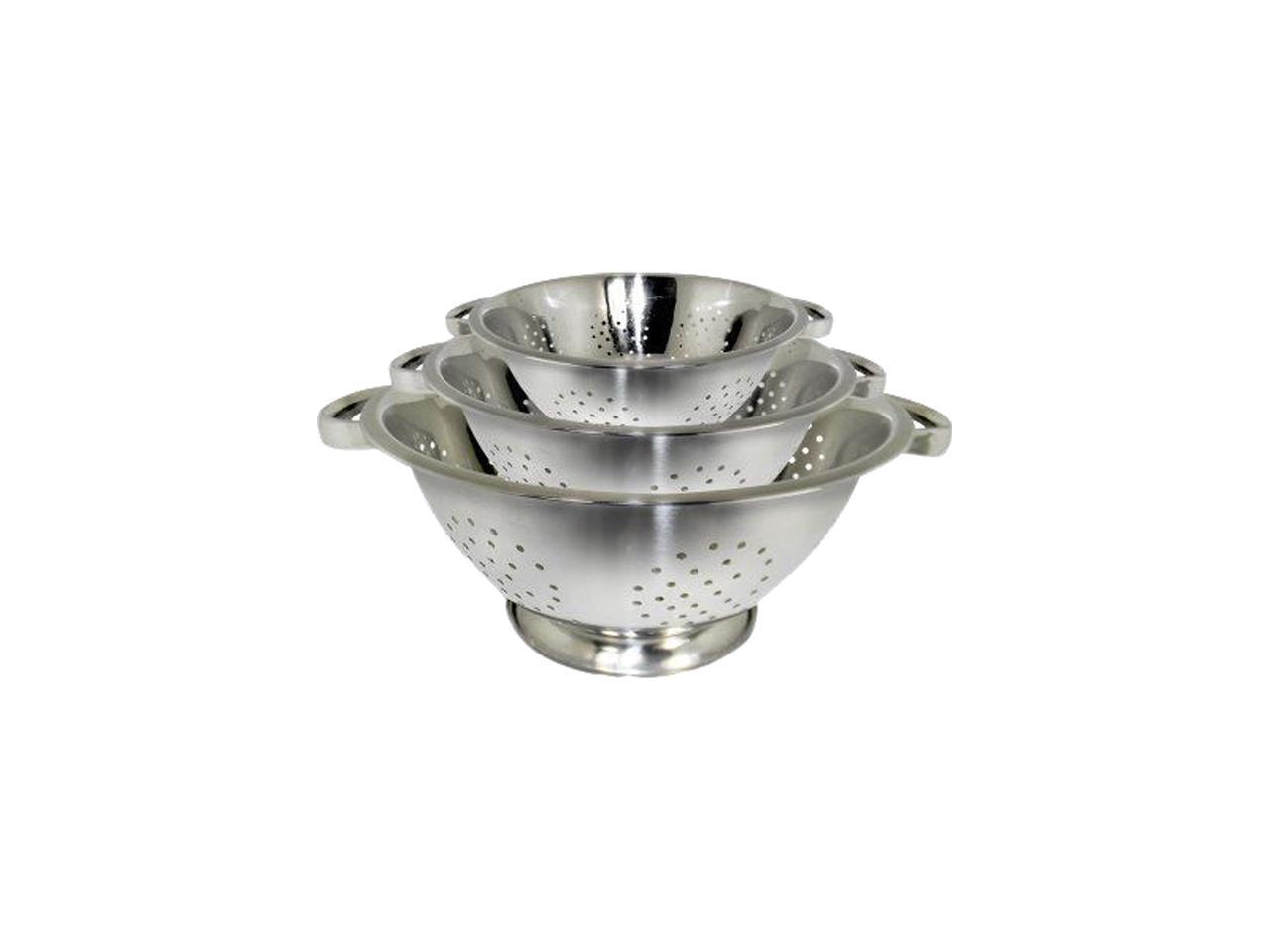 Cookpro Stainless Steel Colander Set - 3 Piece - Newegg.com