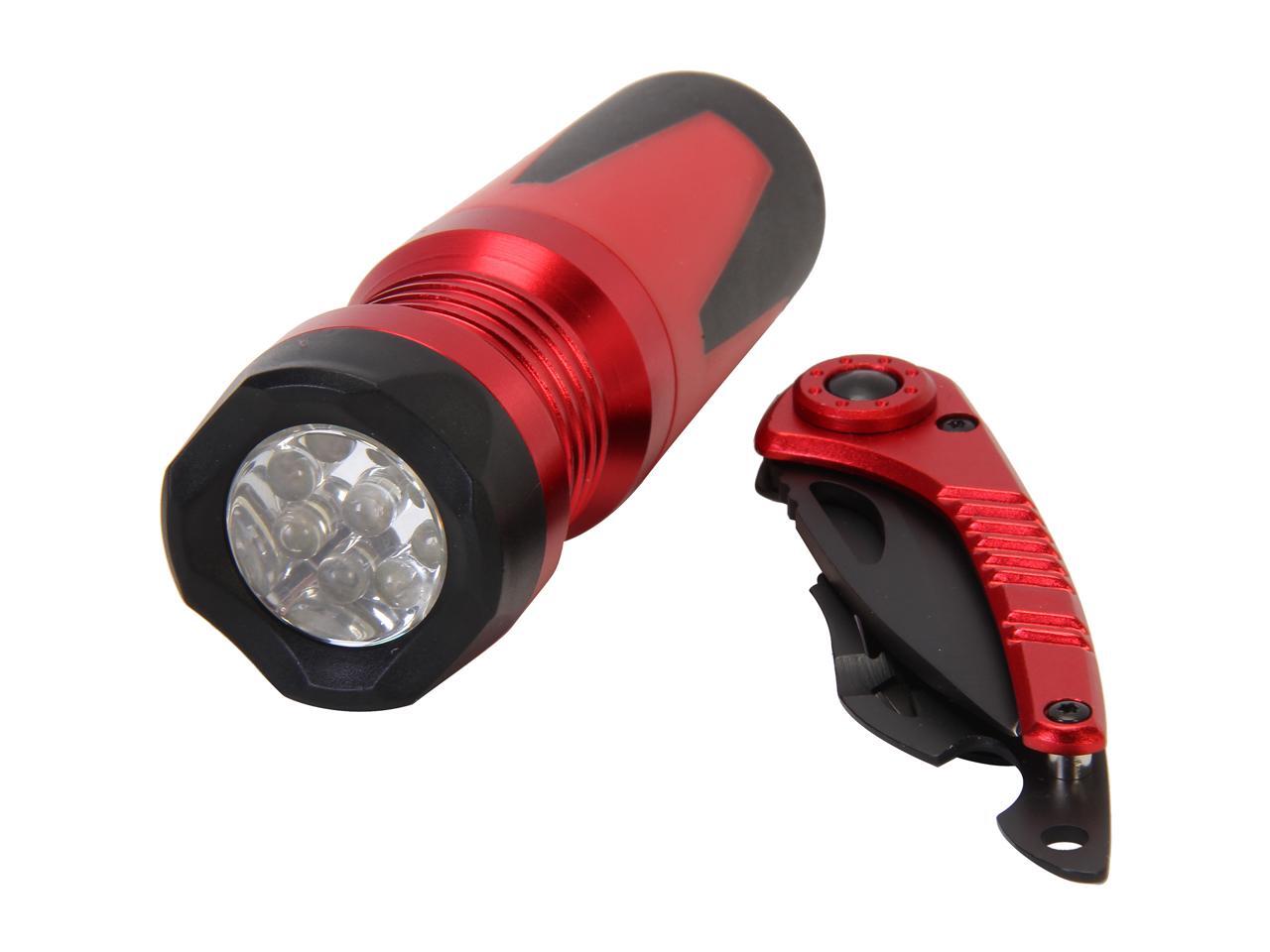 Olympia Tools 77-915 iWorks 2PC LED Flashlight and Folding Knife Set ...