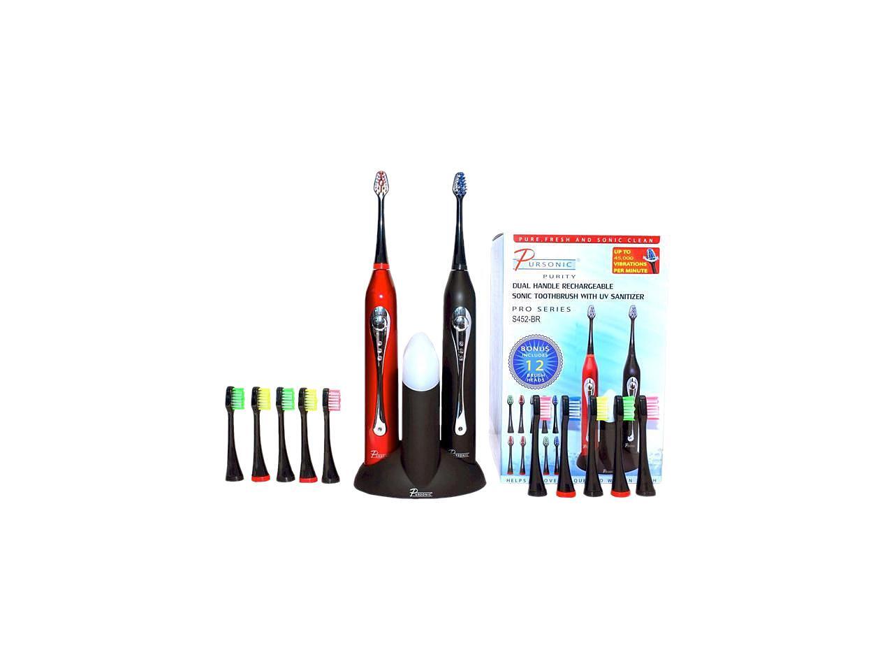 Pursonic S452-BR-DELUXE Rechargeable Sonic Toothbrush - Newegg.com