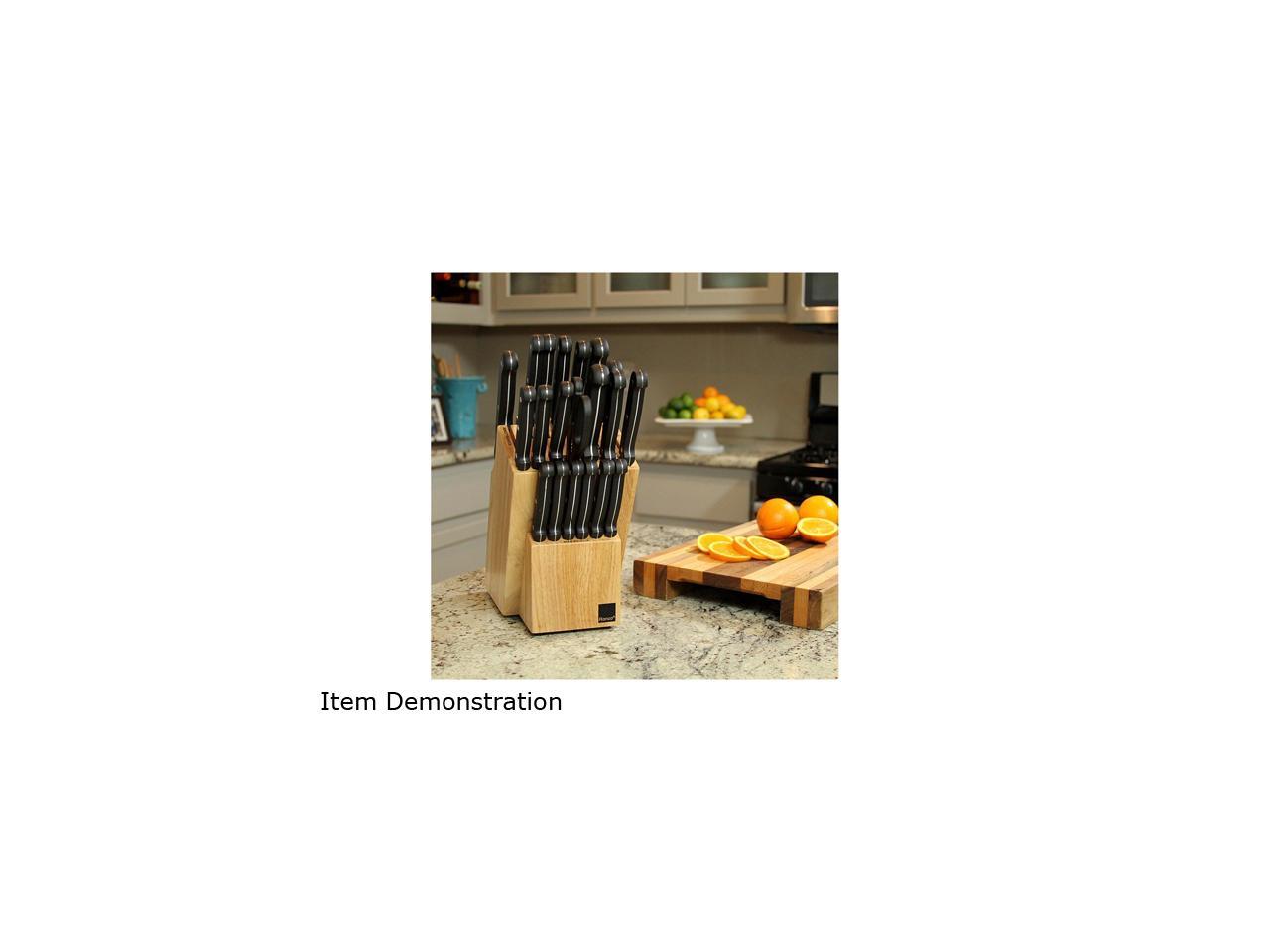 Ronco KN3005BLDRM 20-Piece Cutlery & Block with Ronco Rocker - Newegg.com