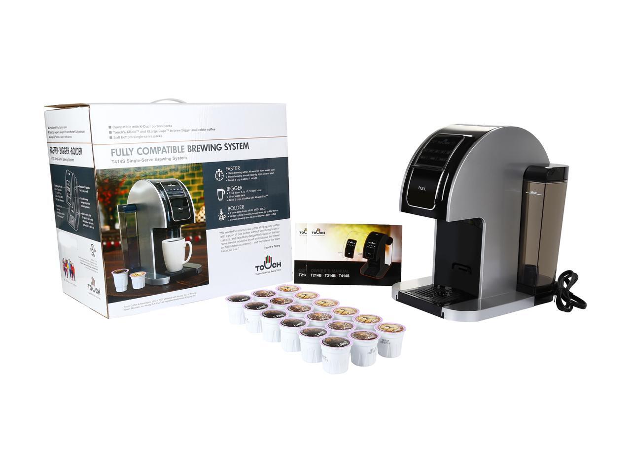 Touch Coffee Choice Single-Serve Brewing System + 18 Coffee Sampler ...