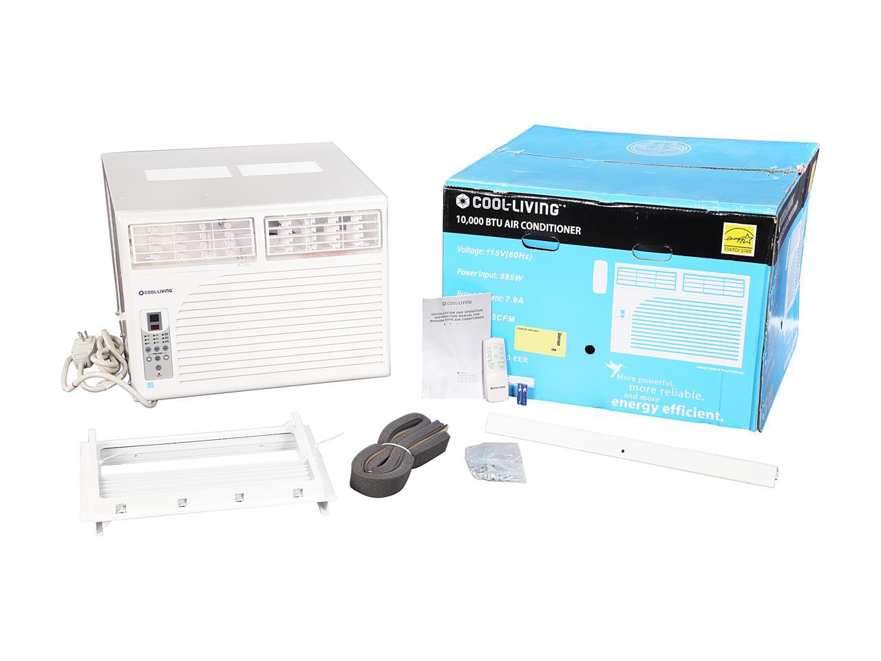 Cool Living 10000 BTU Digital Compact Window Air Conditioner CLYW-30C1A ...