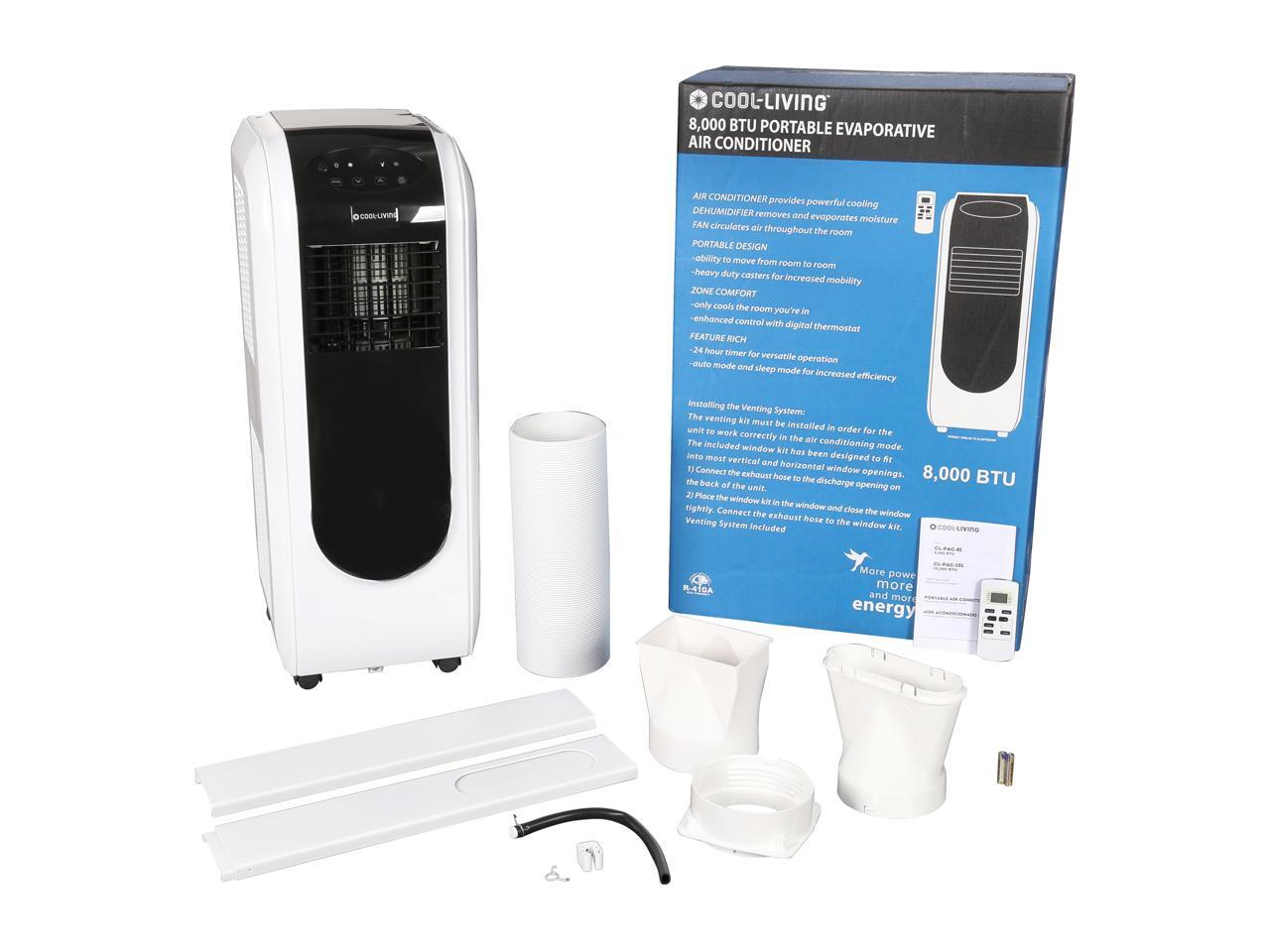 Cool Living CL-PAC81 8,000 Cooling Capacity (BTU) Portable Air ...
