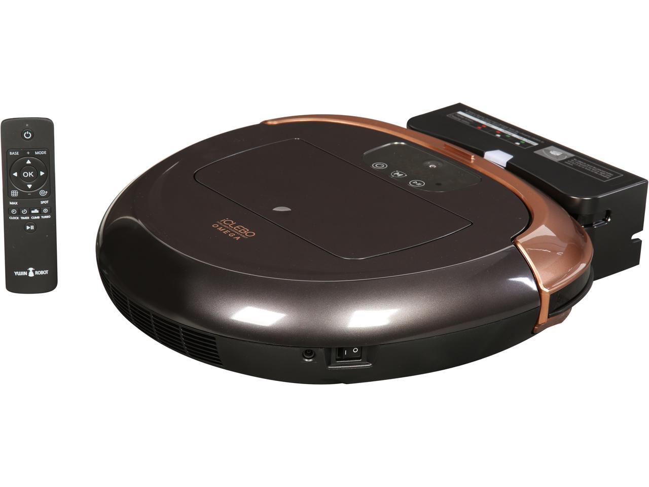 Yujin Robot YCR-M07-10 iClebo Omega Robot Vacuum - Gold - Newegg.com