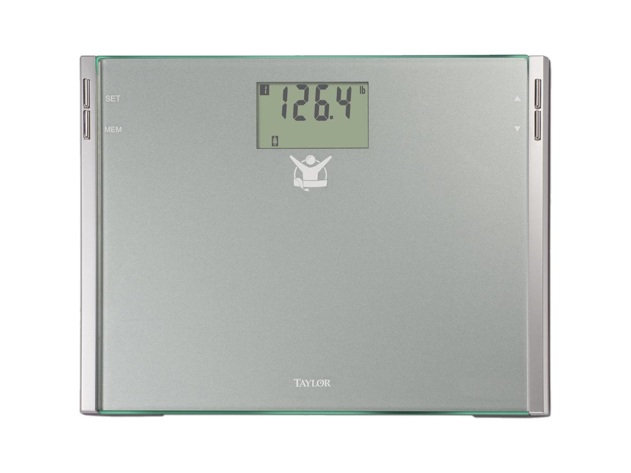 TAYLOR 7544-4102BL Biggest Loser High Tempered Glass Electronic Digital ...