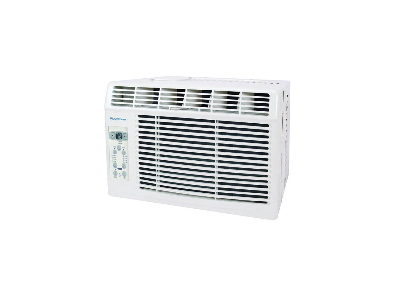 Keystone KSTAW05B 5,000 BTU 115-Volt Window Air Conditioner with Follow ...