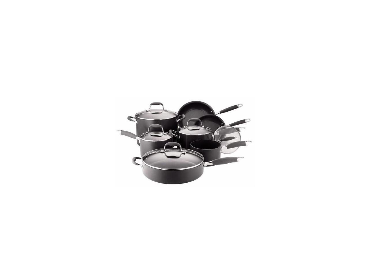 Anolon Advanced Nonstick Hard-Anodized Aluminum 12-Piece Cookware Set ...