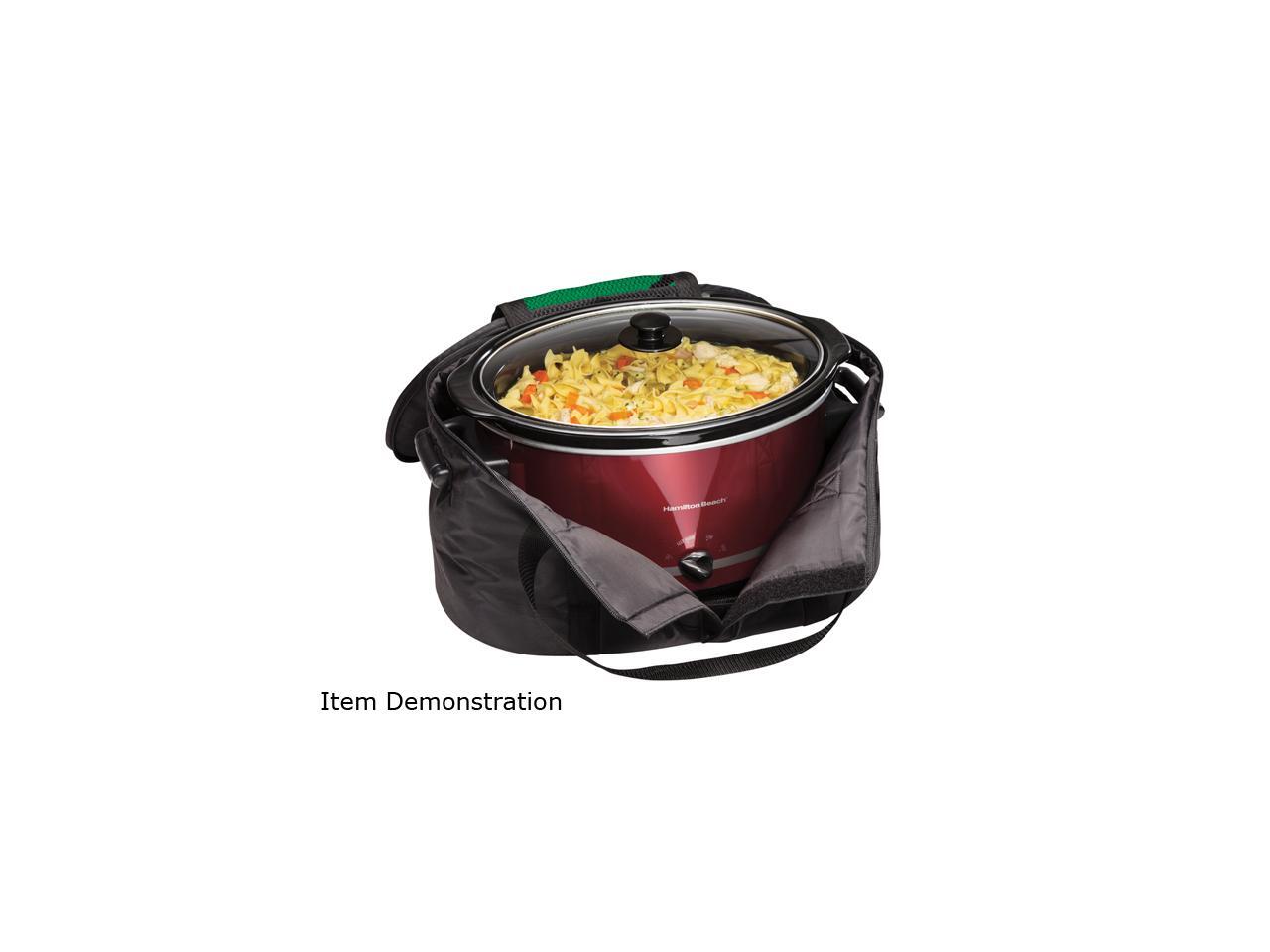 Hamilton Beach 33002 Black Slow Cooker Insulated Carrying Case - Newegg.com