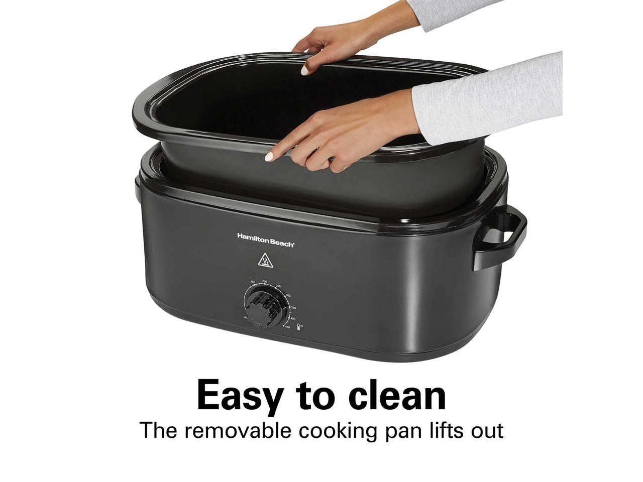 Hamilton Beach 32210 Black 20 Quart Electric Roaster Oven - Newegg.com