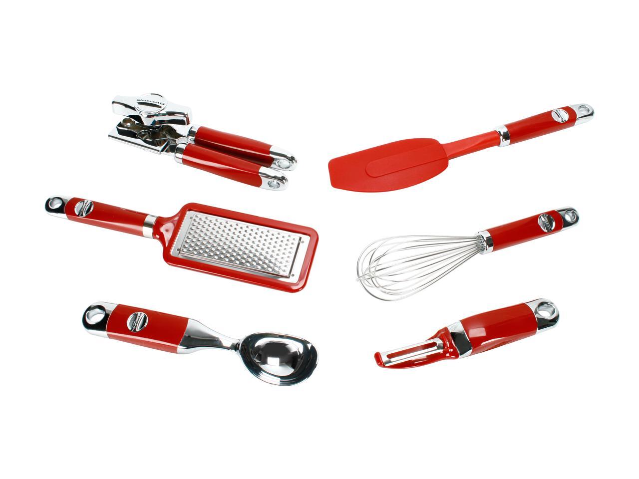 KitchenAid KM406ER 6-Piece Gadget Set, Red - Newegg.com