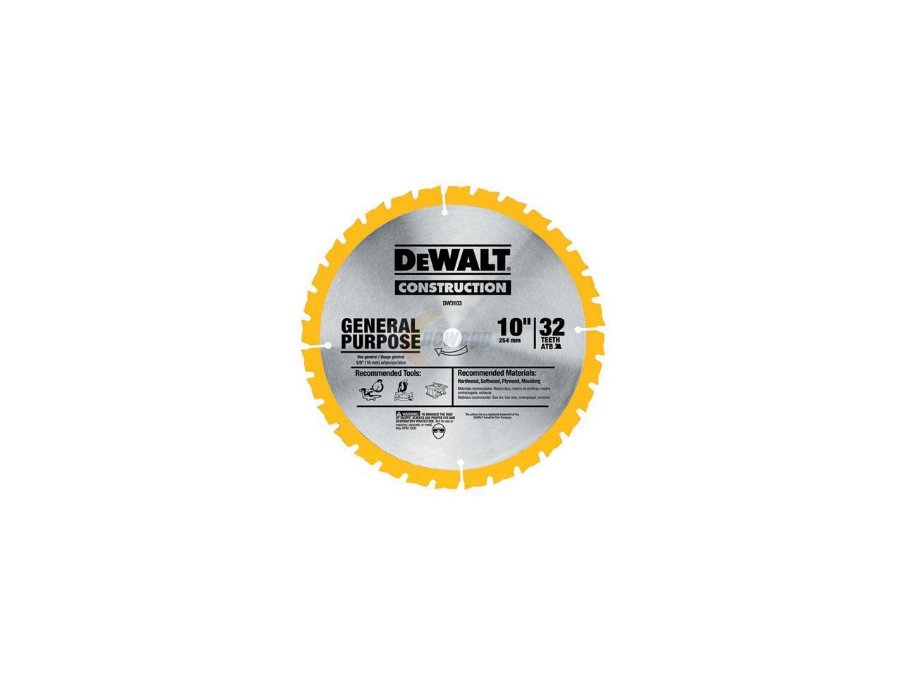 DEWALT Series 20 12" 32T General Purpose Saw Blade - Newegg.com