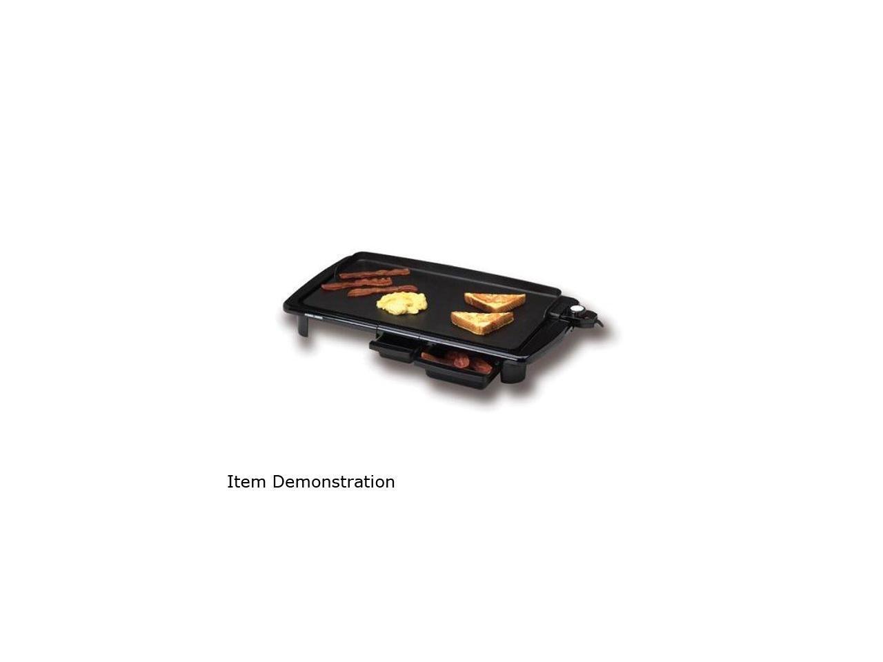 Black & Decker GR100 Black Family-Size Electric Griddle - Newegg.com