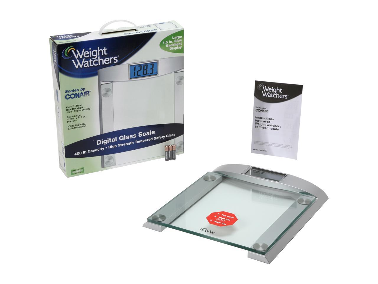 CONAIR WW48 Weight Watchers Glass Precision Electronic Scale - Newegg.ca