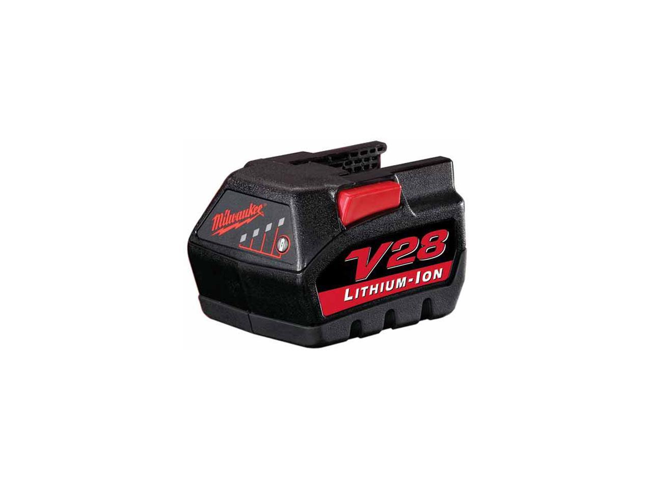 Milwaukee 48112830 28V Lithium Ion Battery Pack - Newegg.com