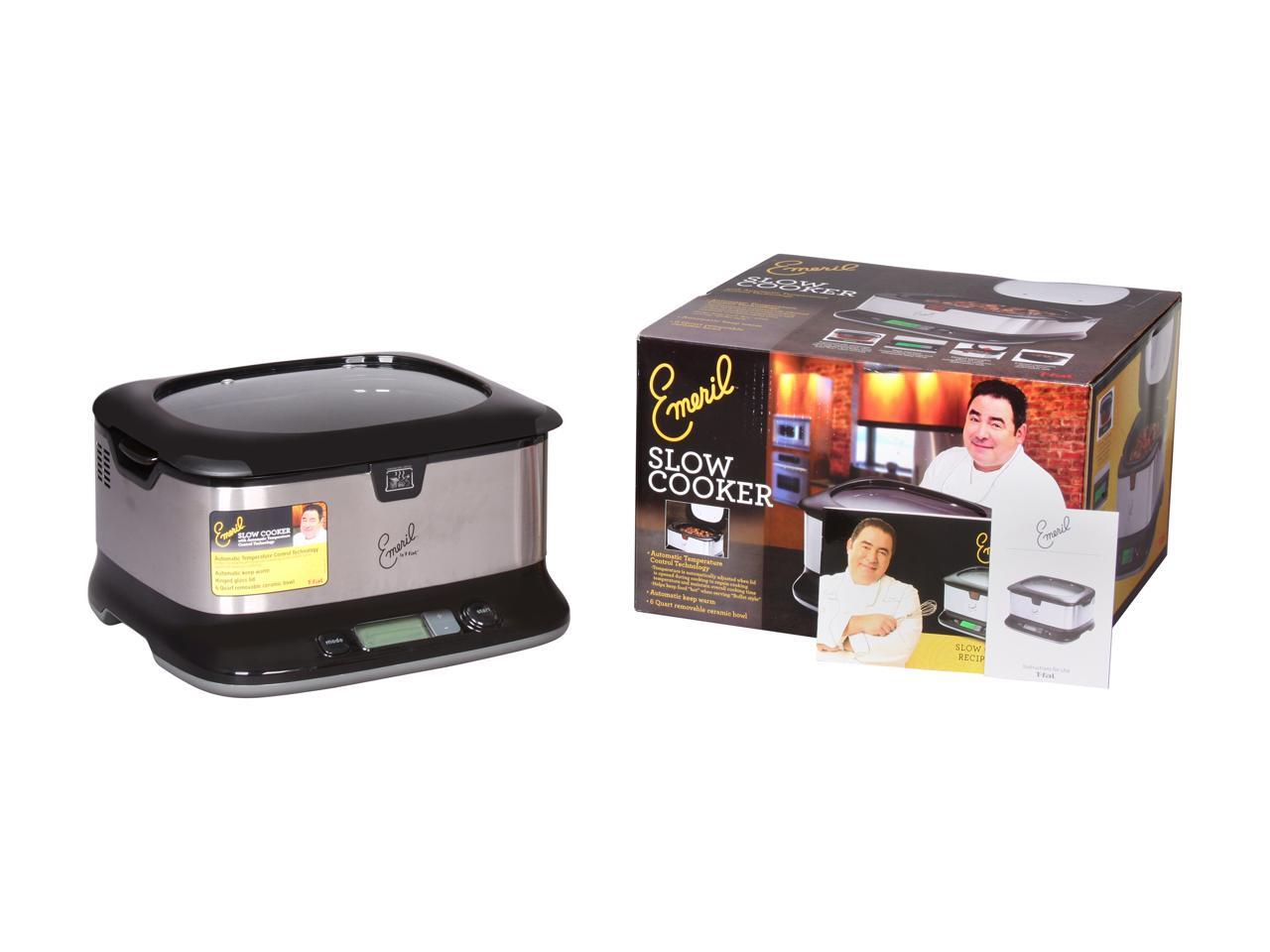 Emeril by T-fal SD5000001 Silver Slow Cooker - Newegg.com