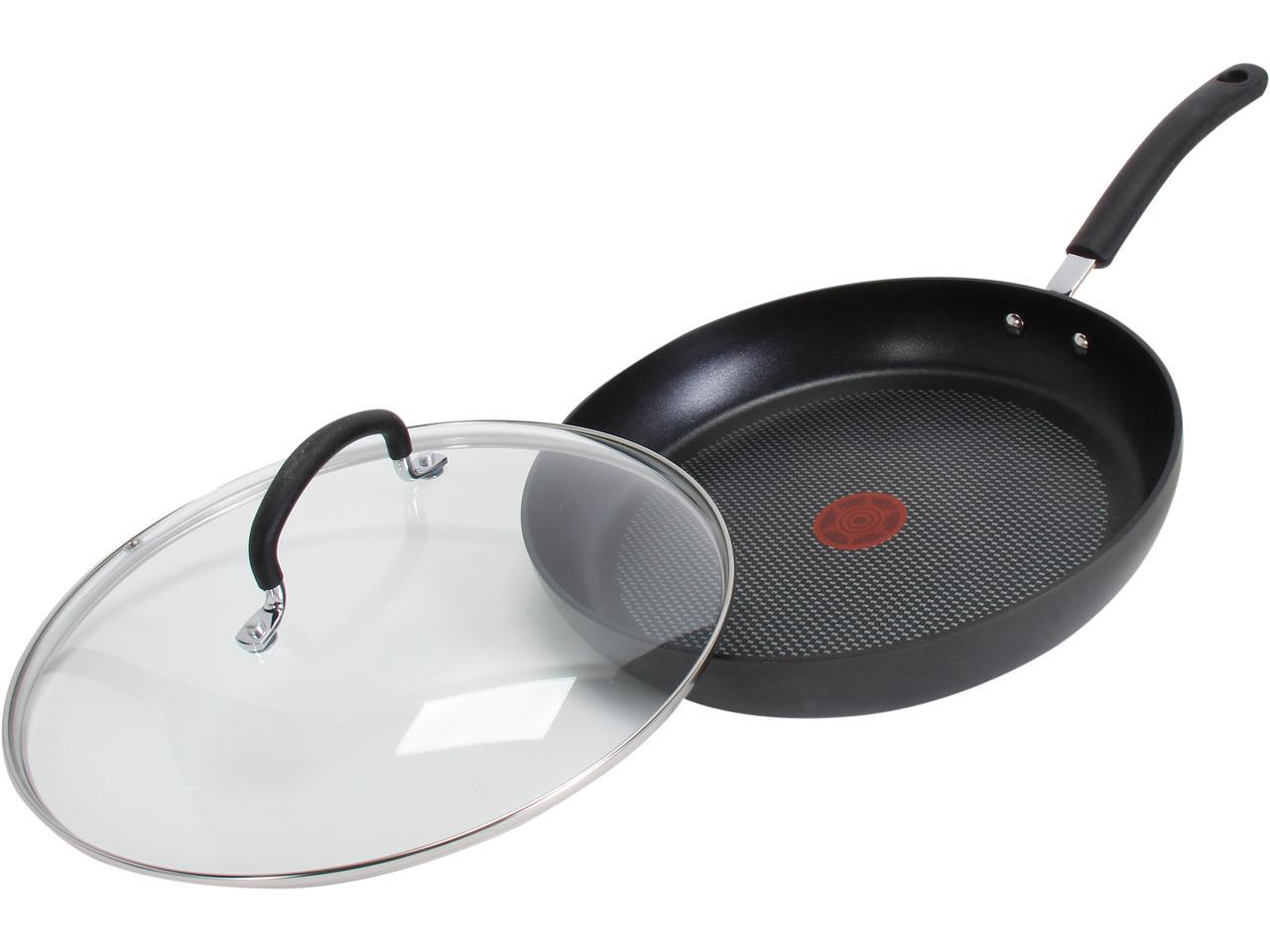 T Fal Ultimate Hard Anodized Nonstick 12 Inch Covered Deep Saute Pan