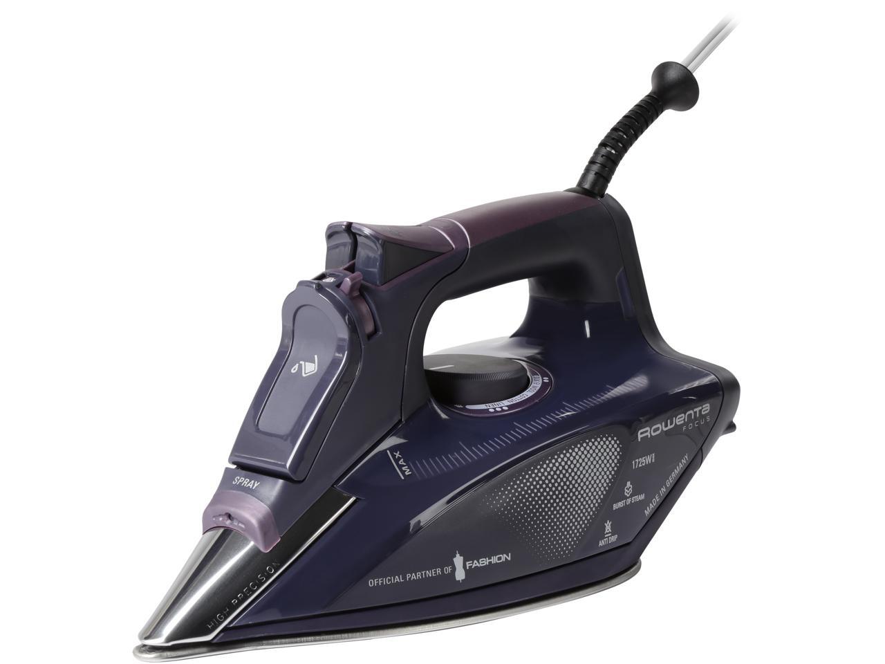 Rowenta DW5197 Focus Steam Iron with 400-Hole Stainless Steel Soleplate ...