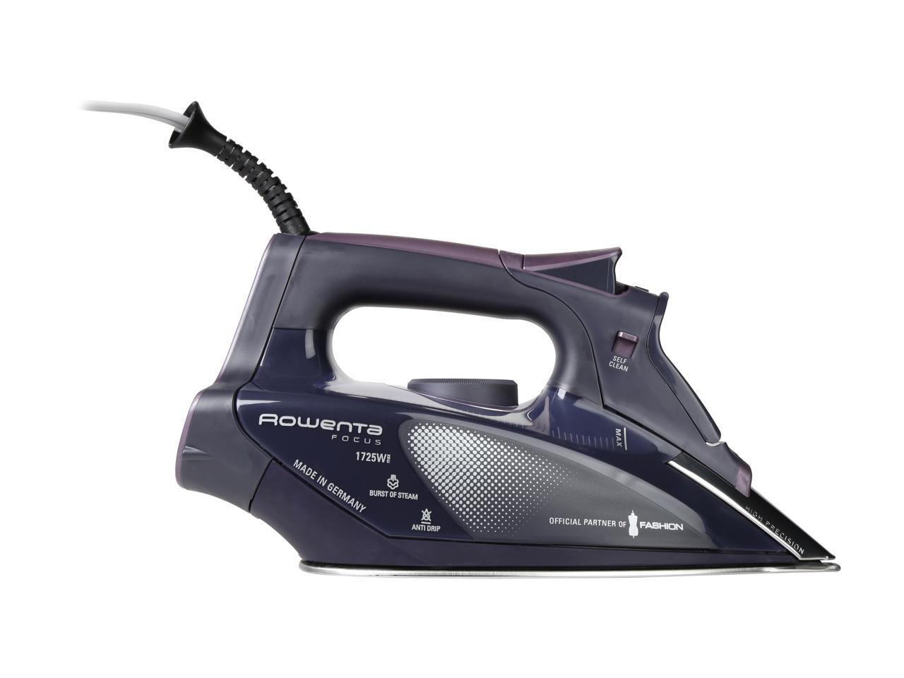 Rowenta DW5197 Focus Steam Iron with 400-Hole Stainless Steel Soleplate ...