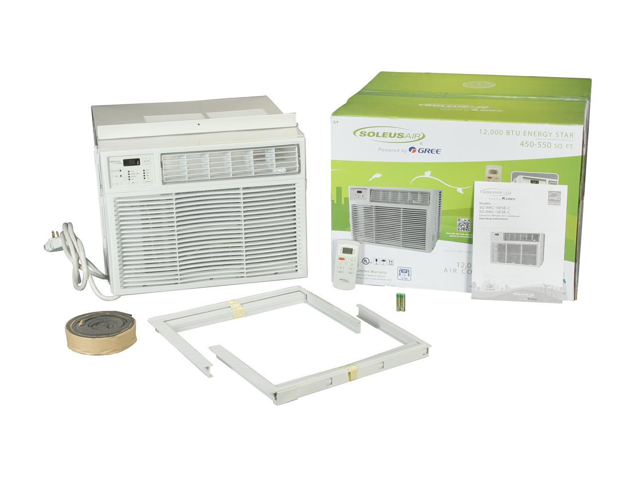Soleus Air Sg Wac 12ese C 12 000 Cooling Capacity Btu Window Air