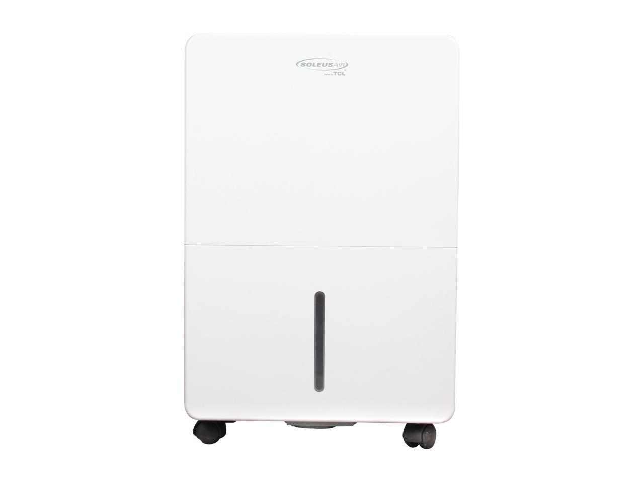 Soleus Air 45-Pint Portable Dehumidifier, White/Gray HCT-D45E-A ...