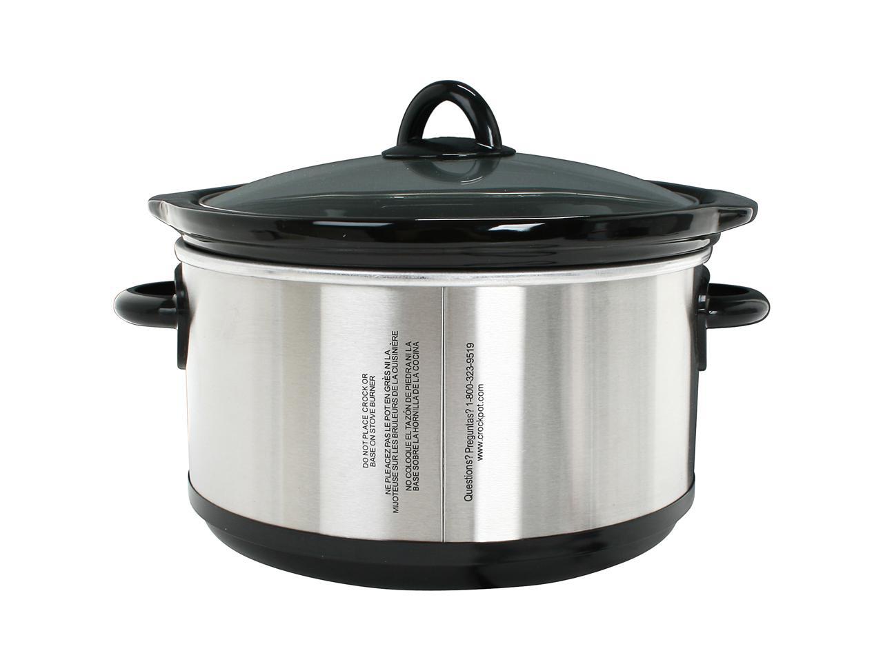 CROCK-POT SCR503-UM Stainless Steel Slow Cooker - Newegg.com