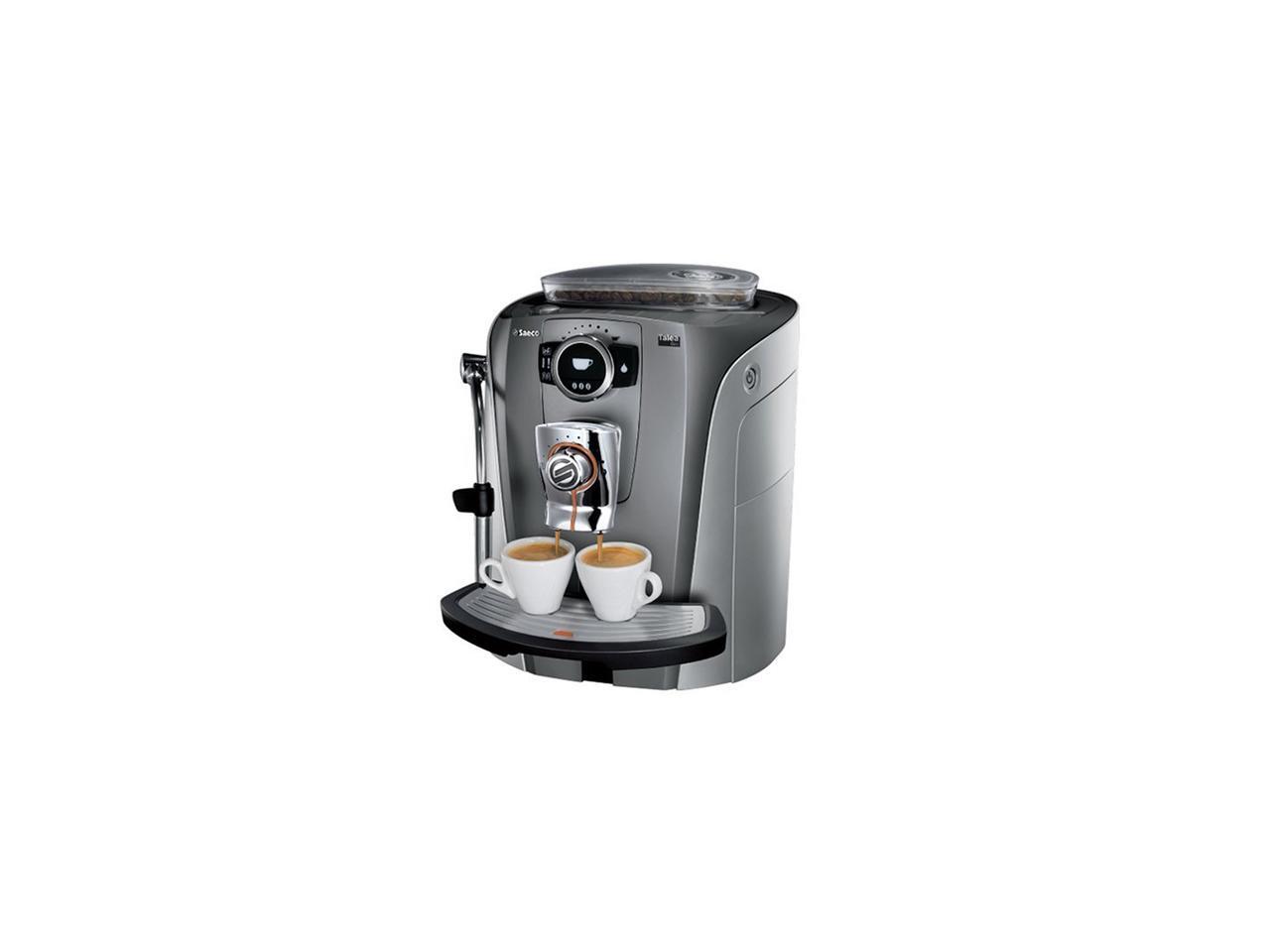 Saeco STGST Talea Giro Espresso Silver/Black - Newegg.com