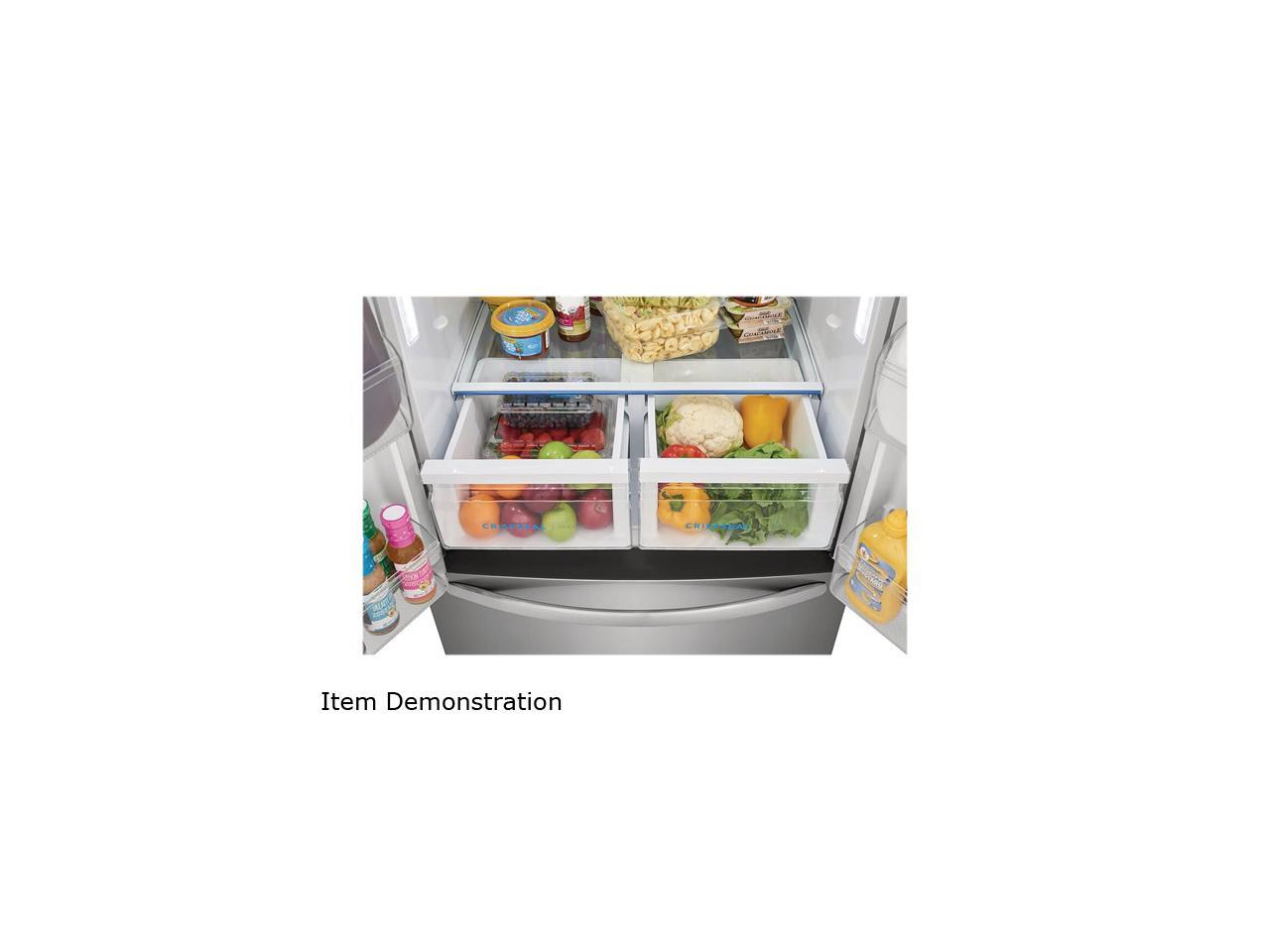 Frigidaire 17.6 Cu. Ft. Counter-Depth French Door Refrigerator ...
