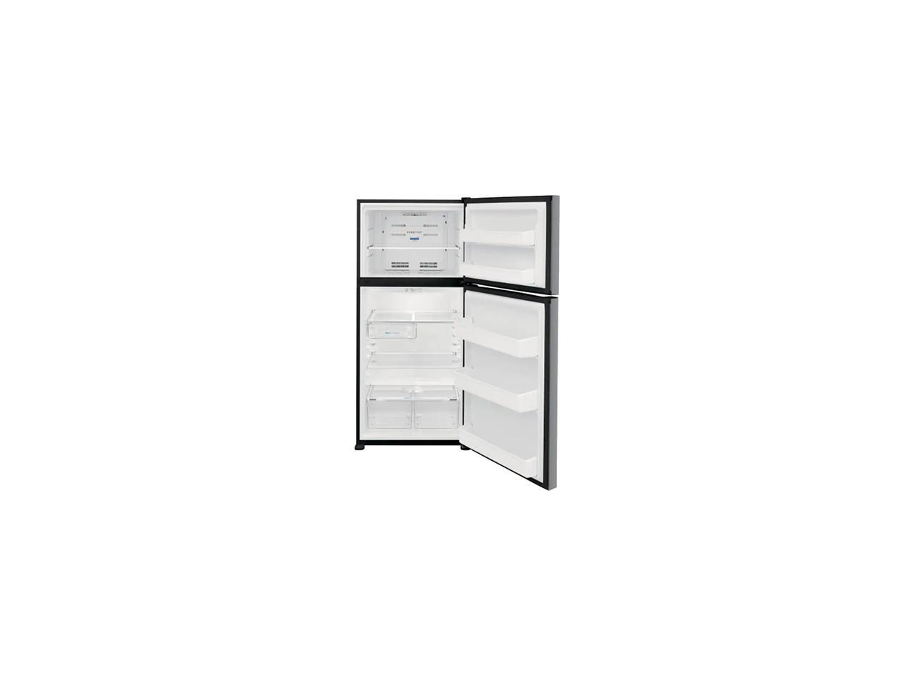 Frigidaire 18.3 Cu. Ft. Top Freezer Refrigerator Stainless Steel ...