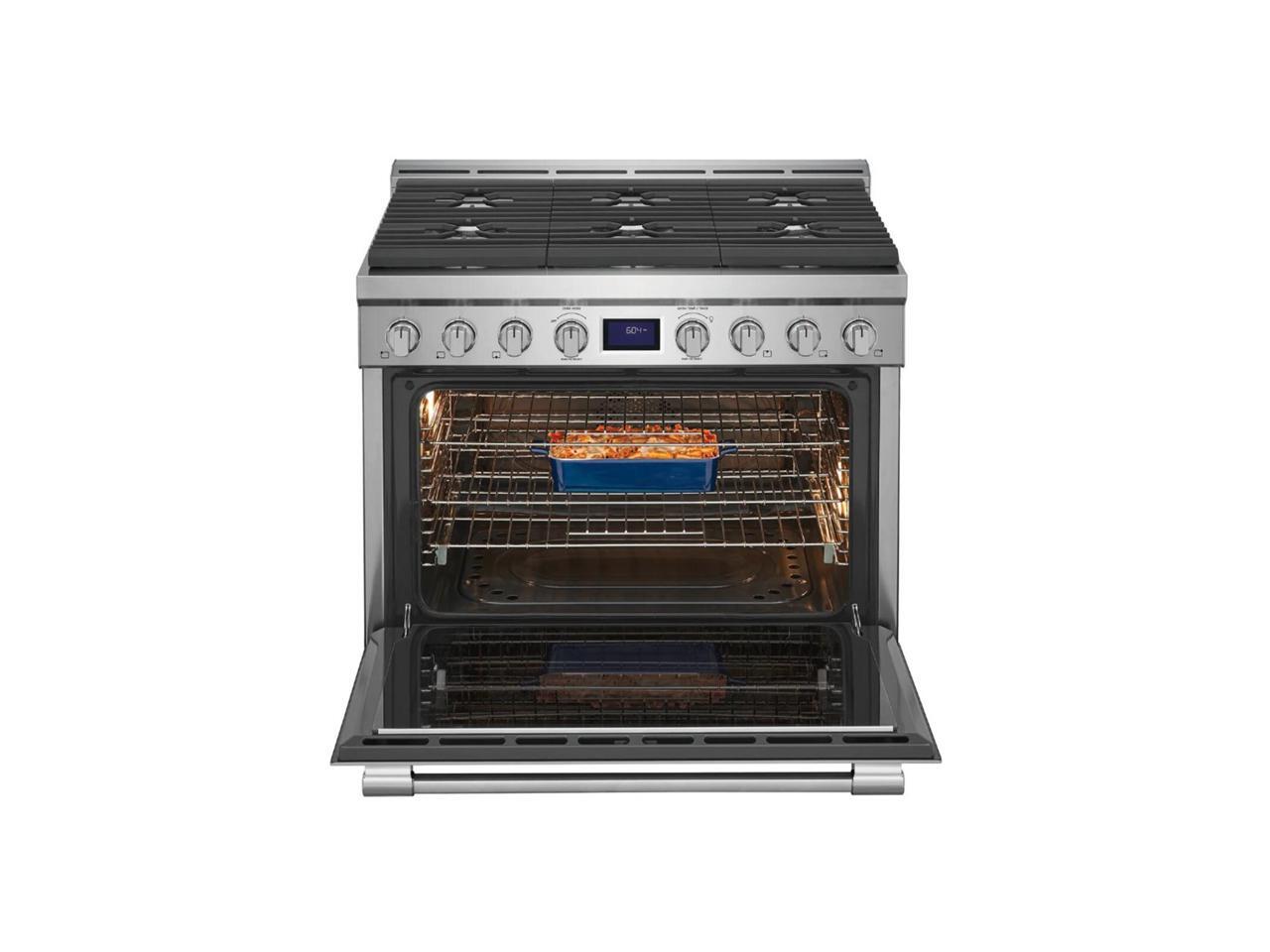 Frigidaire Professional 36'' Front Control Freestanding Gas Range ...