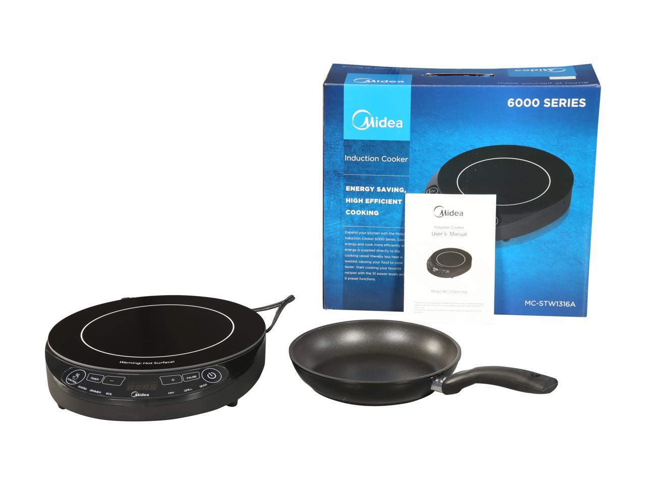 Midea Multi-Functional Round Induction Cooker w/ Fry Pan MCSTW1316 ...