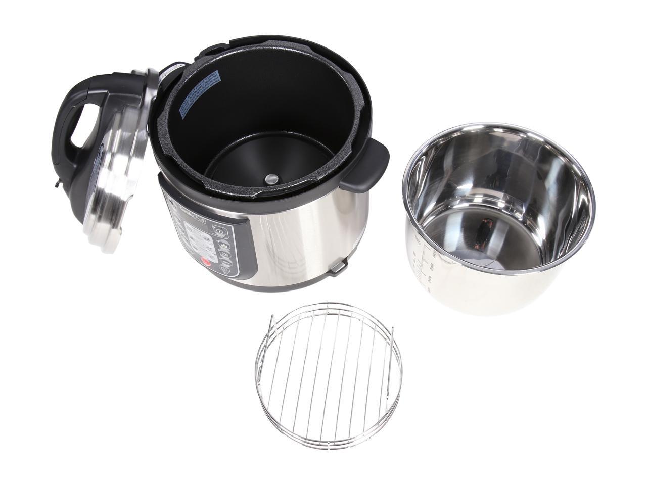 GeekChef 11-in-1 Multi-Functional Pressure Cooker, 6.3 Qt. / 1000W ...
